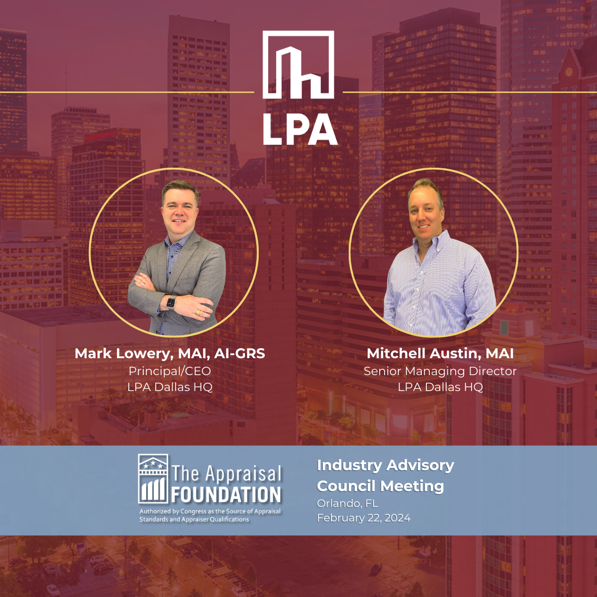 Mark Lowery and Mitchell Austin attend Advisory Council Meeting ...